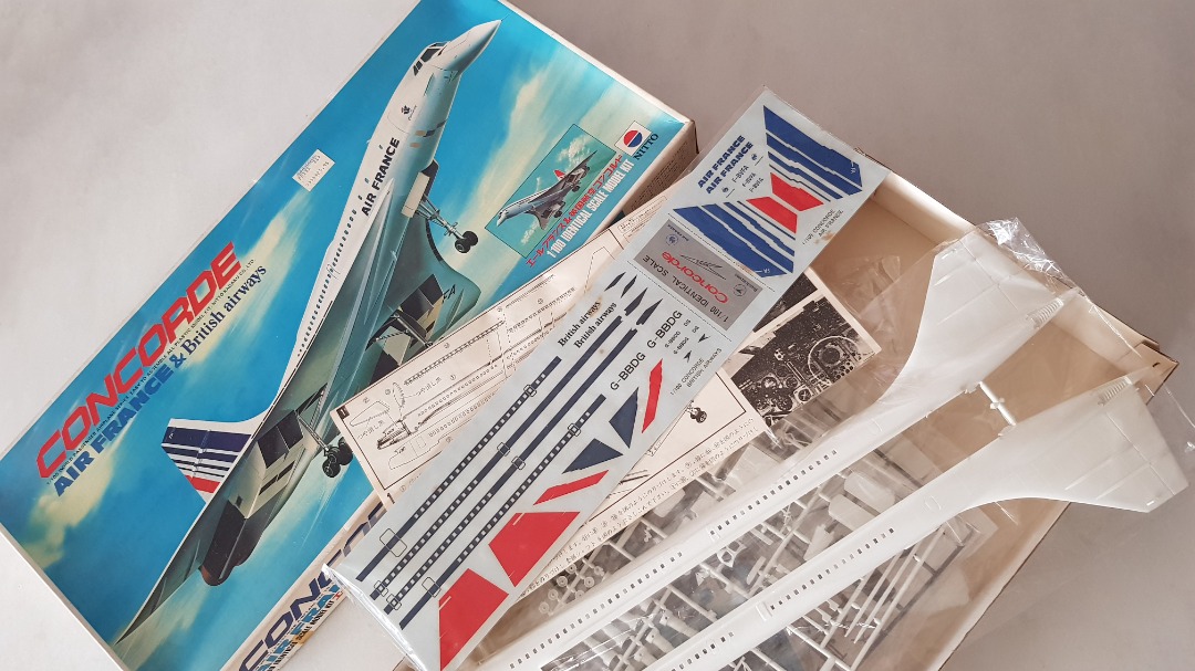 Vintage 1/100 Air France Concorde Model Kit, Hobbies & Toys, Toys ...