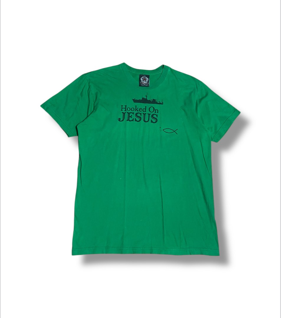 Vintage y2k Jesus Tee, Men's Fashion, Tops & Sets, Tshirts & Polo ...