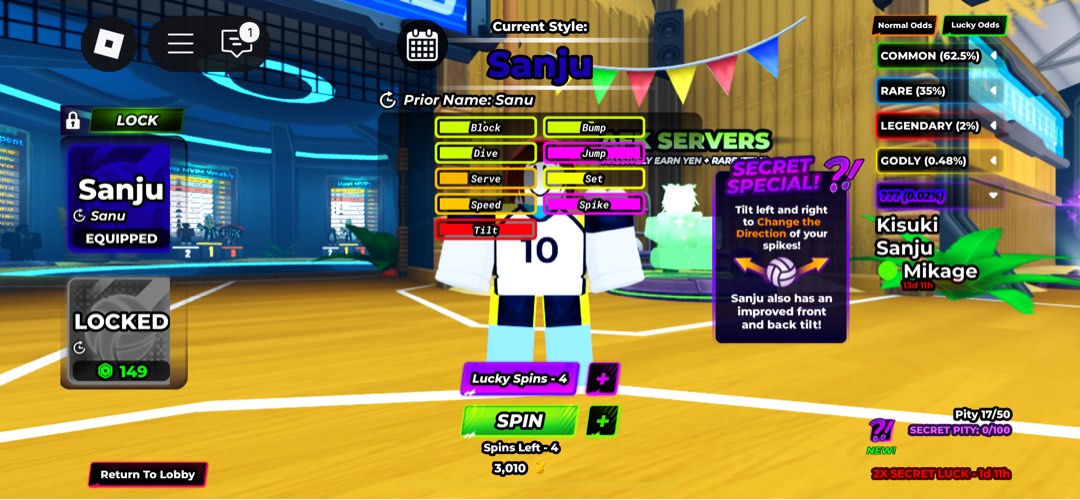 Volleyball Legends Sanju Account, Video Gaming, Gaming Accessories ...