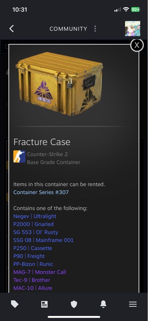 10x fracture case & 8x recoil case, Video Gaming, Gaming Accessories ...