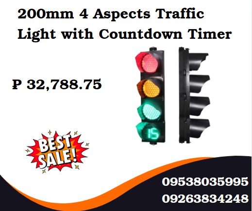 200mm 4 Aspects Traffic Light with Countdown Timer, Everything Else ...