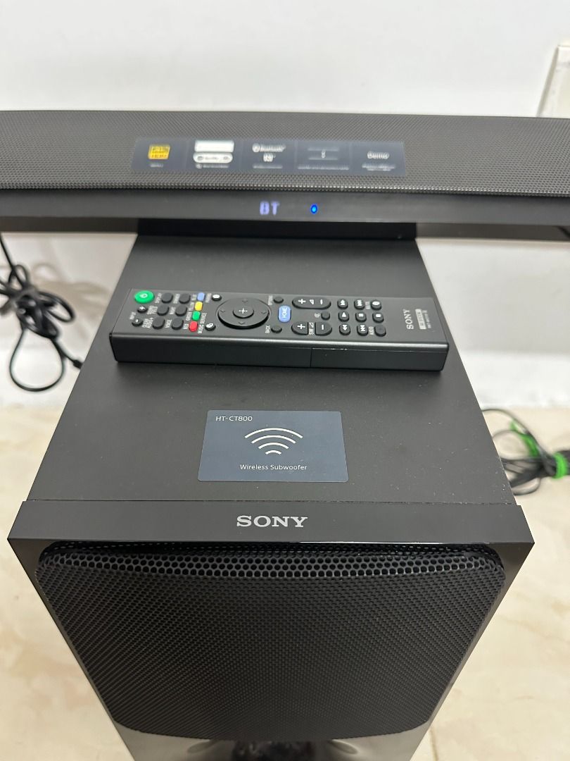 新力 SONYHT-CT800 單件式環繞家庭劇院組 HDMI 藍芽 4K 含原廠遙控器, 耳機及錄音音訊設備, Soundbar、揚聲器 ...