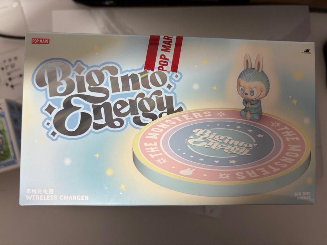 Big into energy labubu wireless charger, Hobbies & Toys, Toys & Games ...