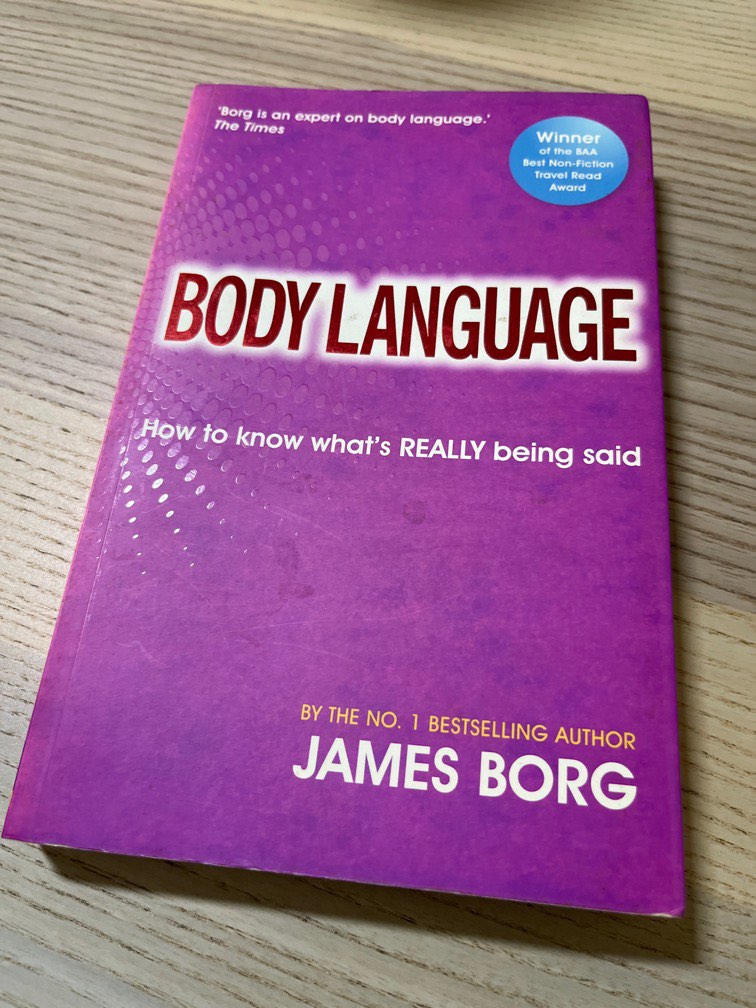 Body language - James borg book, Hobbies & Toys, Books & Magazines ...