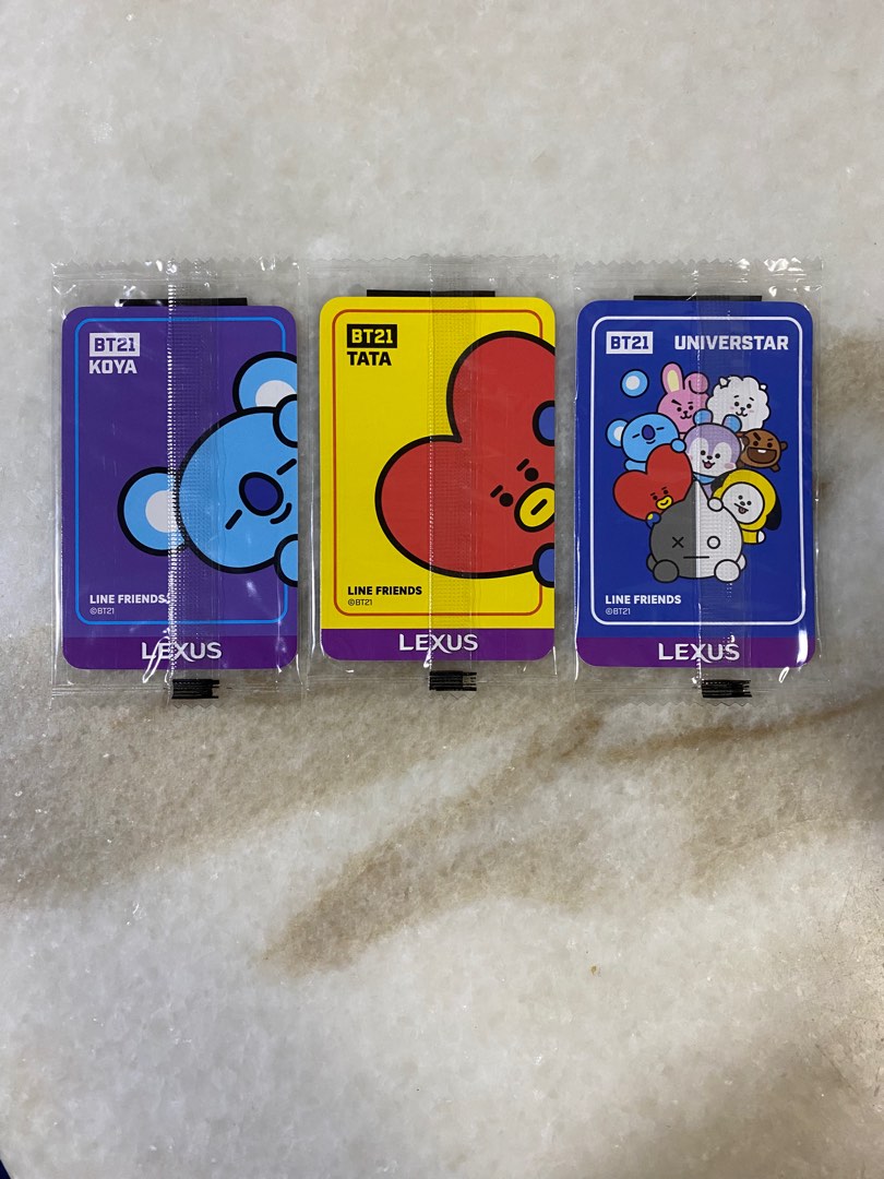 BT21 Lexus Card, Hobbies & Toys, Toys & Games on Carousell