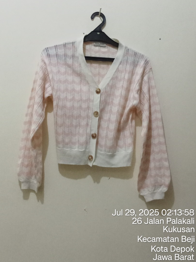 CARDIGAN COLORBOX PINK BOLEH NEGO, Fesyen Wanita, Pakaian Wanita, Baju ...