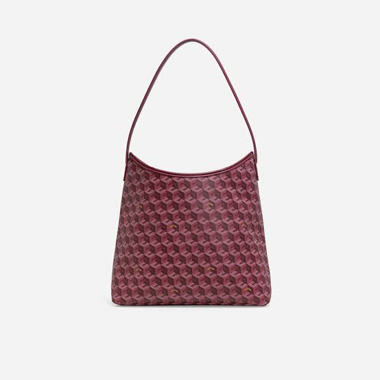 Christy Ng Large Alesso Hobo Bag in Burgundy, Women's Fashion, Bags ...