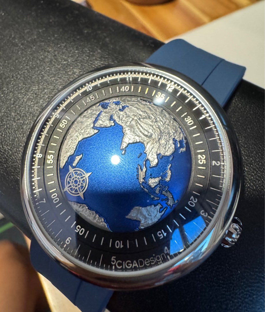 CIGA Design Globe Watch, Luxury, Watches on Carousell