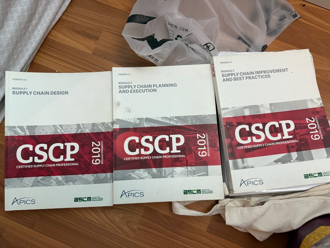 CSCP Certified Supply Chain Professional 2019 Learning System, Hobbies ...