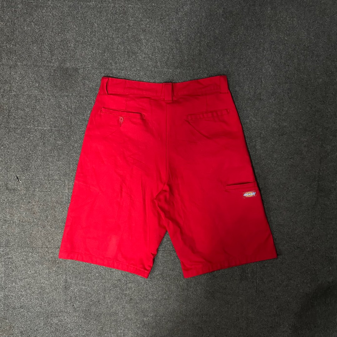 DICKIES RED SHORTS, Men's Fashion, Bottoms, Shorts on Carousell