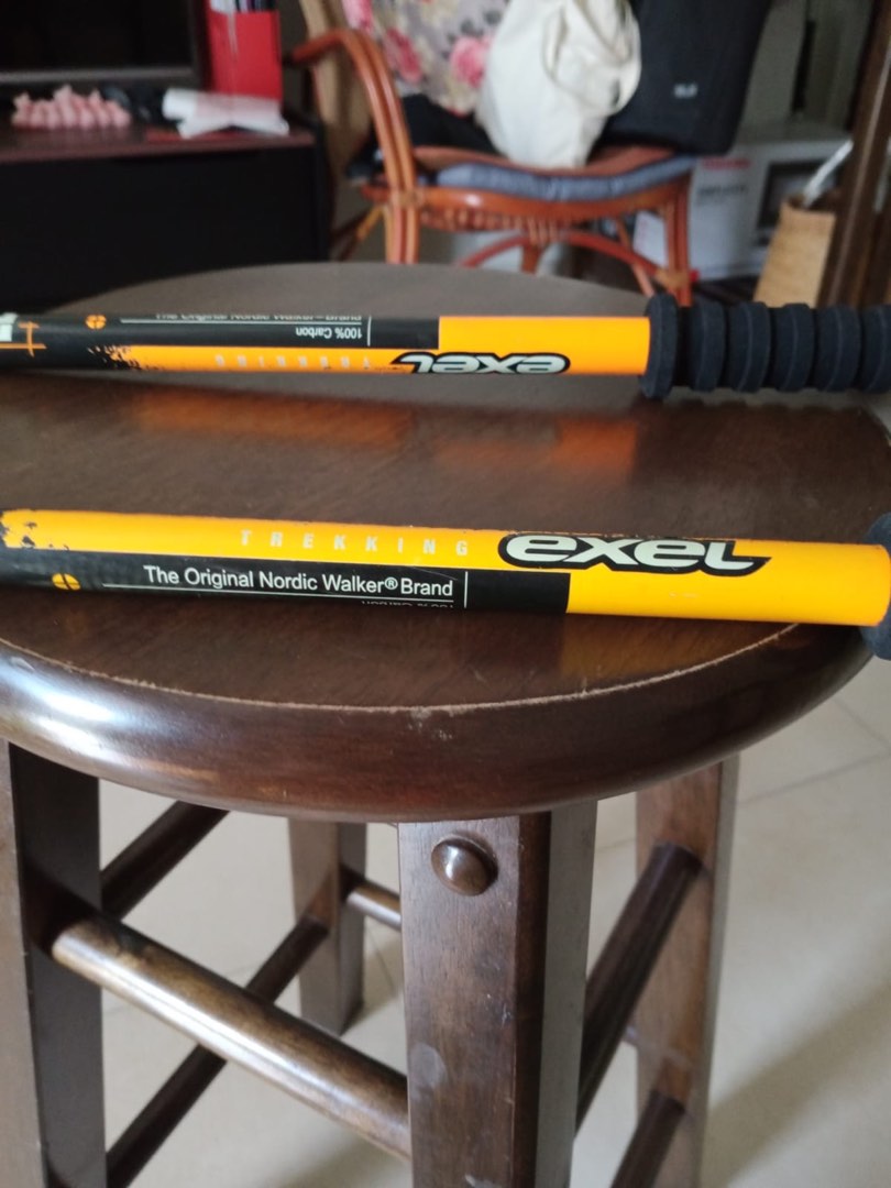 EXEL Trekking poles / walking poles 100% carbon, Sports Equipment ...