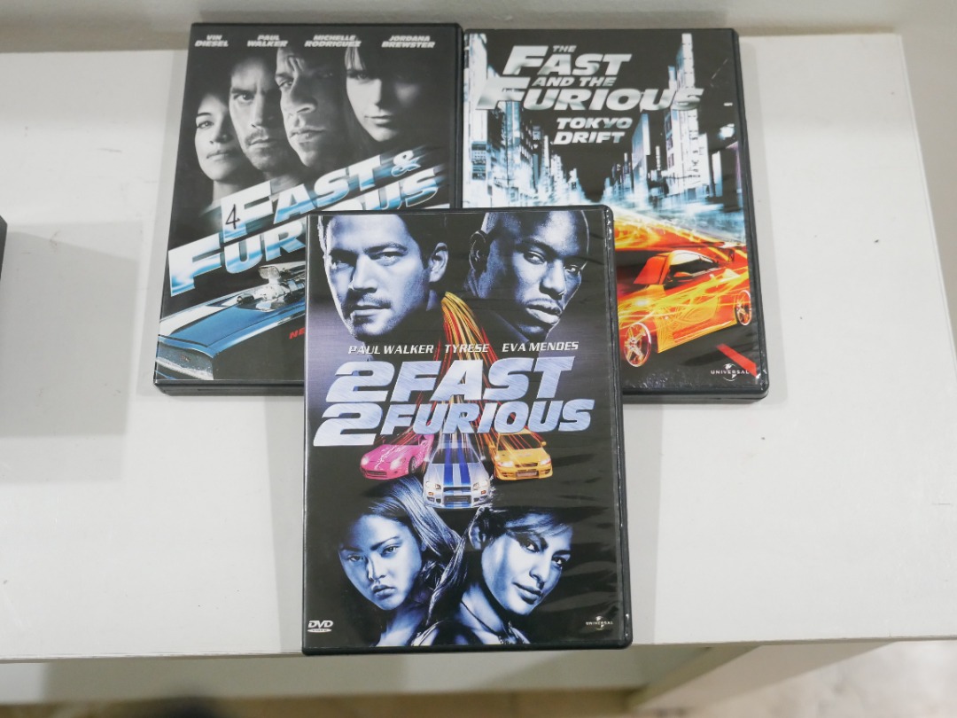 Fast and Furious DVD Movie Collection, Hobbies & Toys, Music & Media ...