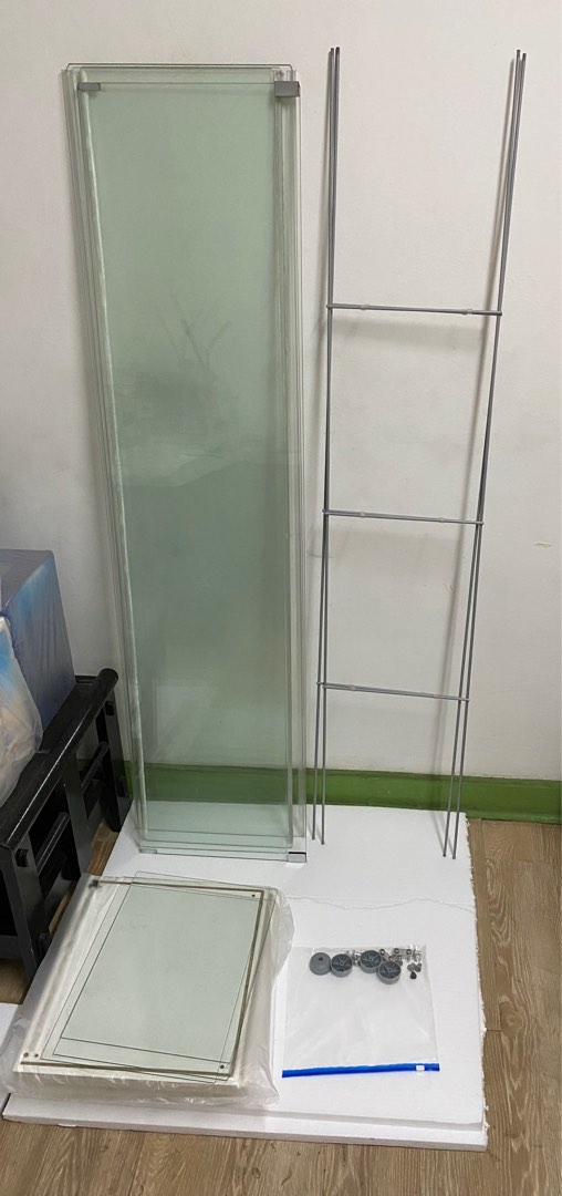 FIXED PRICE (1 PC) IKEA Detolf - Glass Display Cabinet (white), Furniture & Home Living ...
