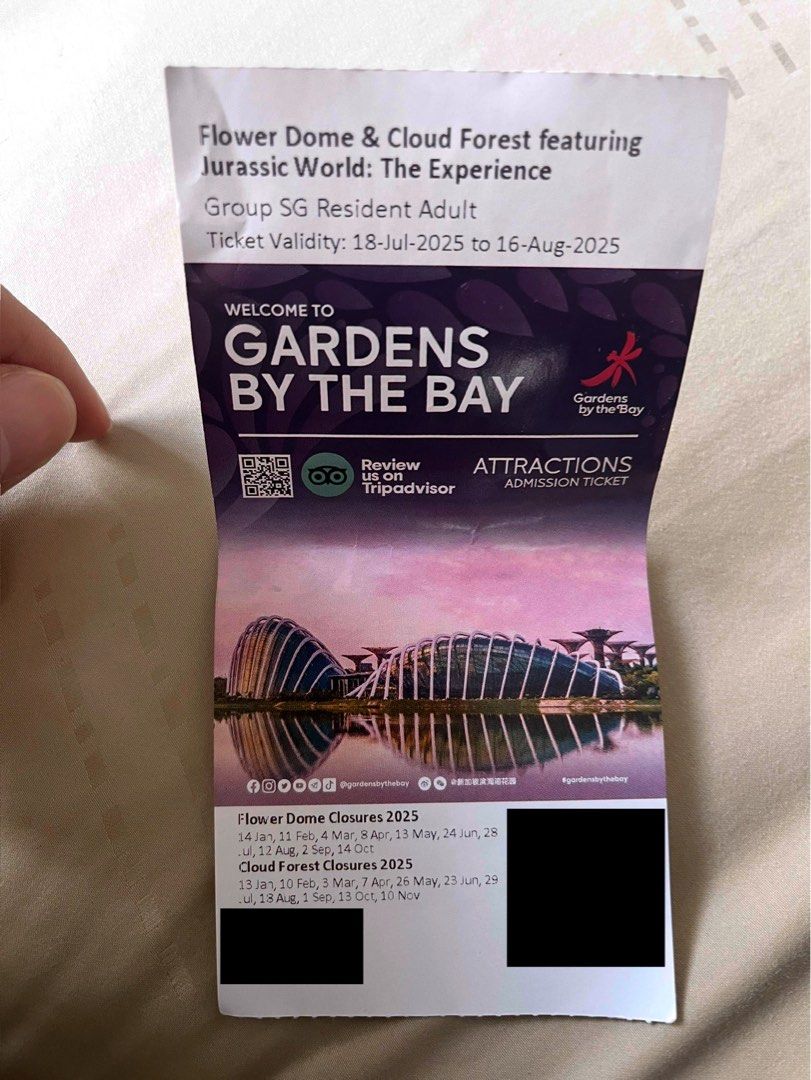 Gardens by the Bay - Flower Dome & Cloud Forest Ticket, Tickets ...