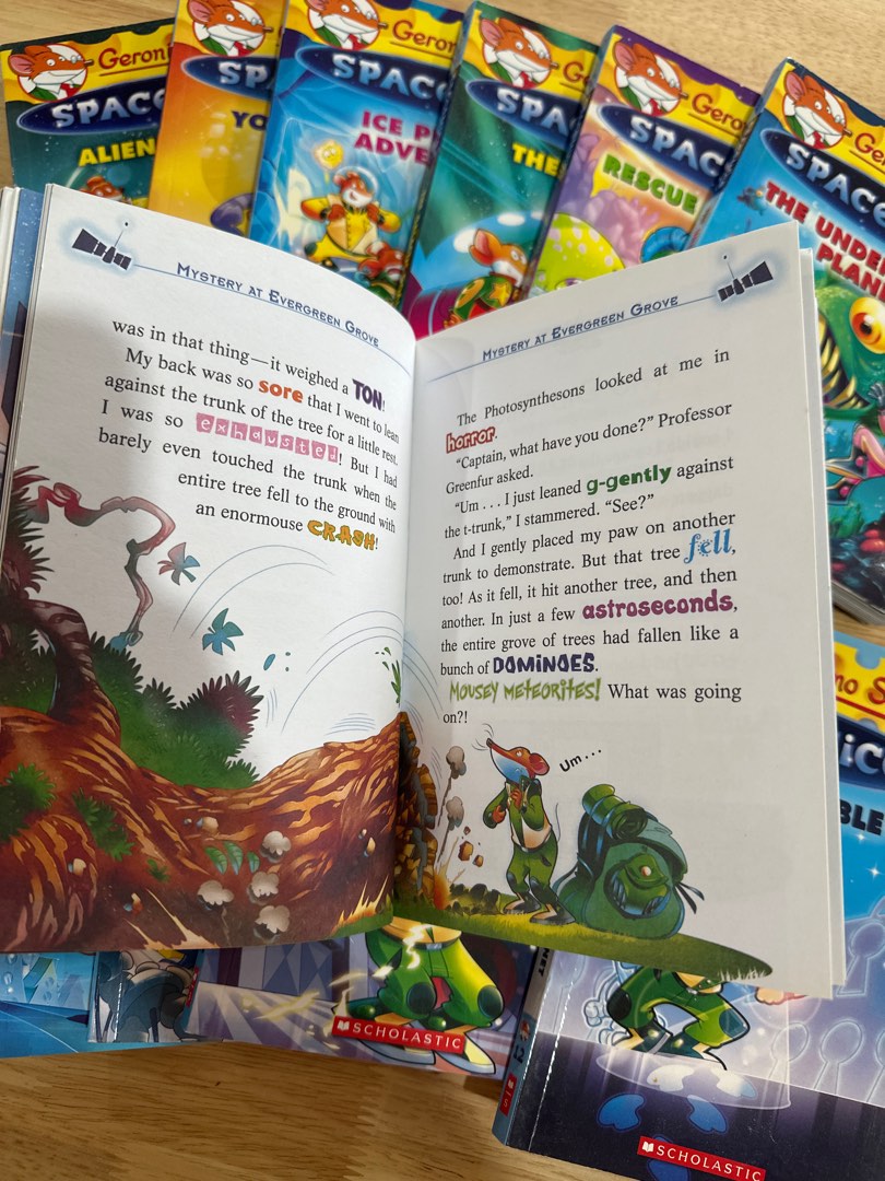 Geronimo Stilton Spacemice Book Set, Hobbies & Toys, Books & Magazines ...