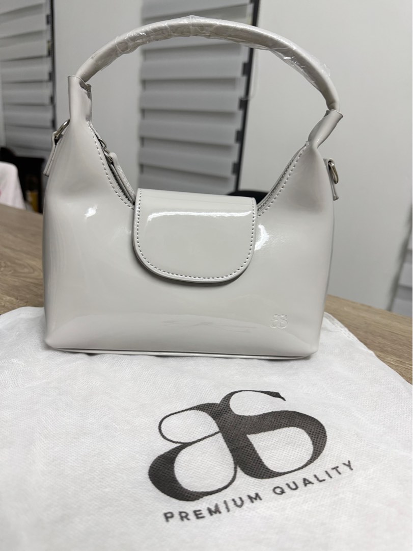 Glossy Mini Samma Grey AS, Women's Fashion, Bags & Wallets, Cross-body ...