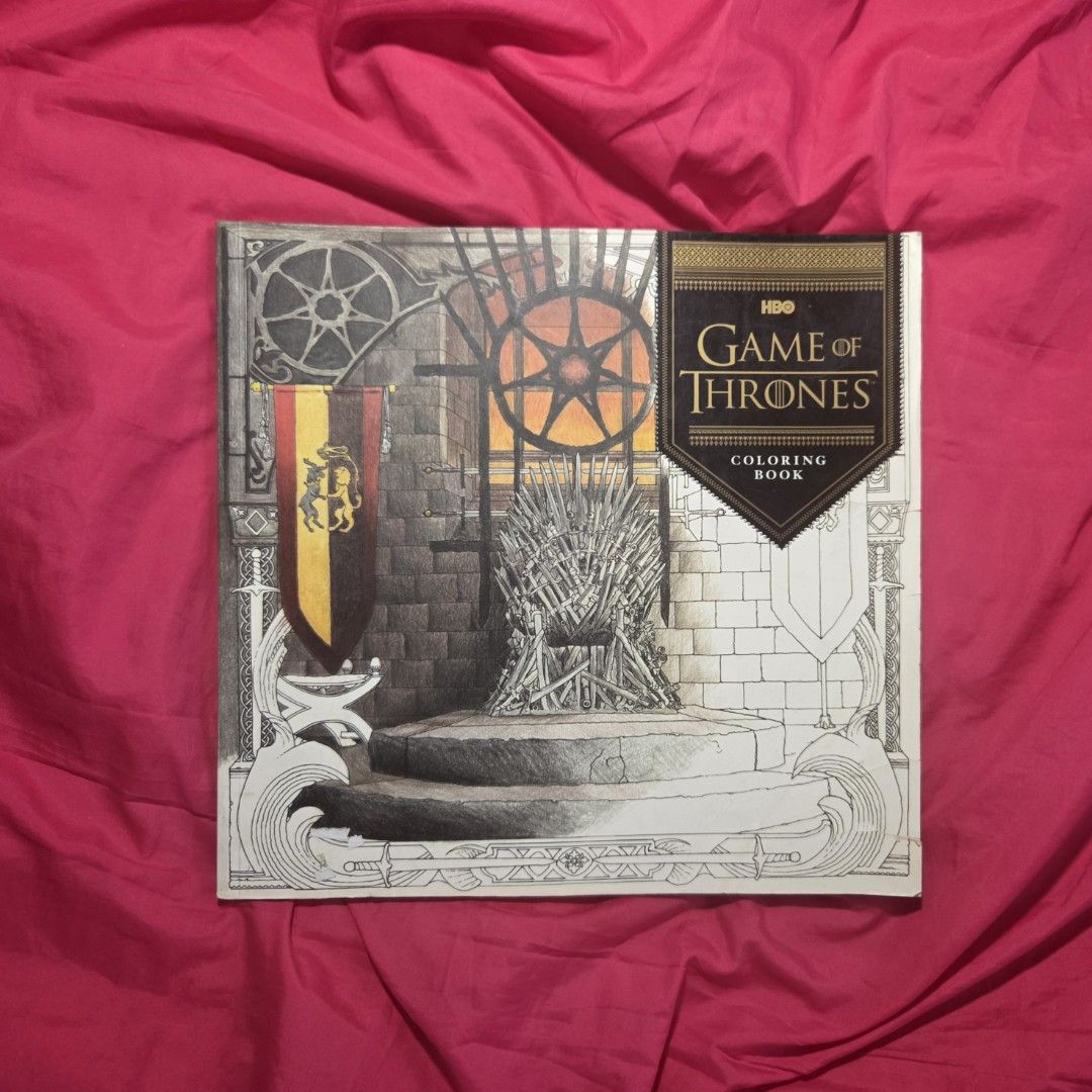 HBO Game of Thrones coloring book, Hobbies & Toys, Memorabilia ...