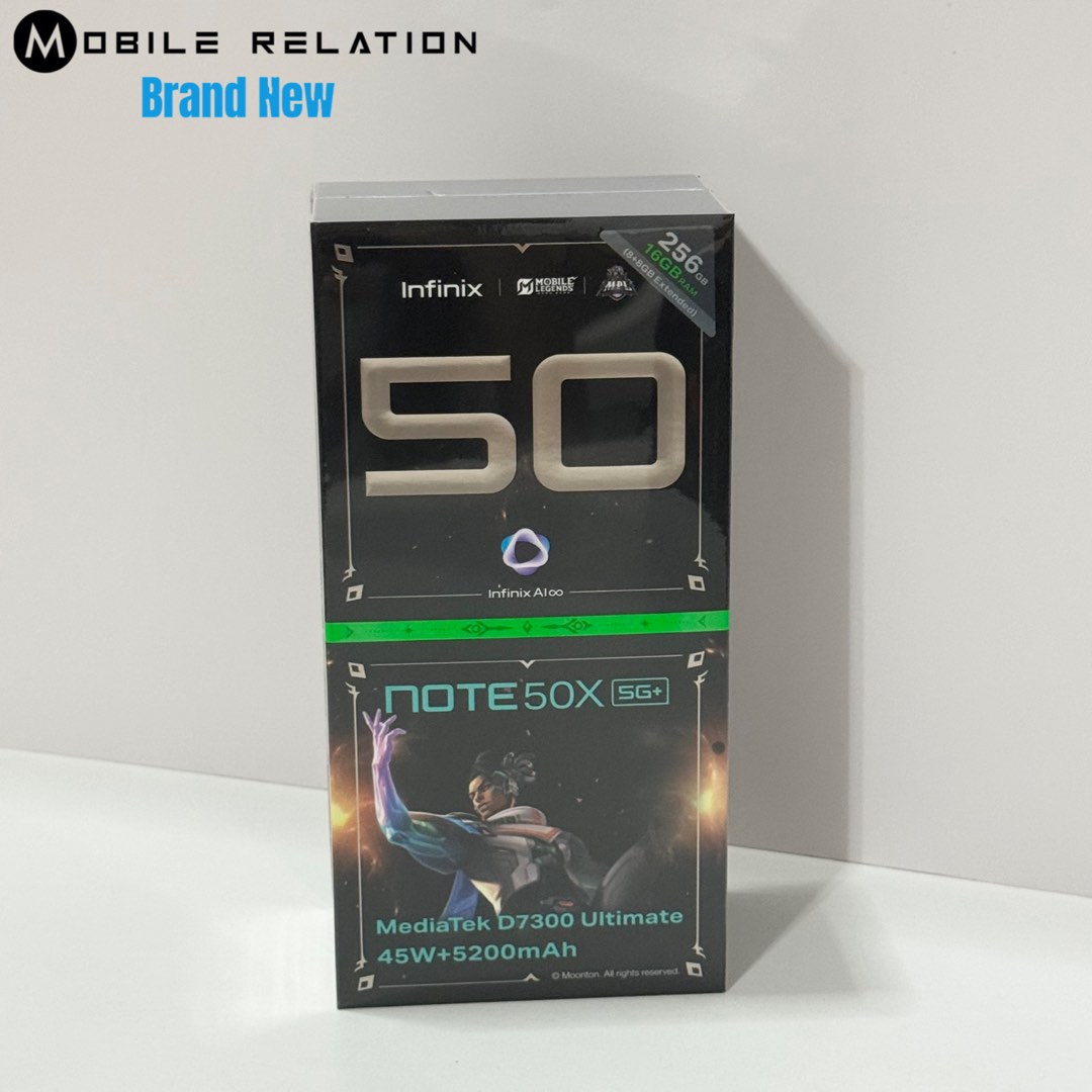 Infinix Note 50X 5G 256GB Sea Breeze Green, Mobile Phones & Gadgets ...