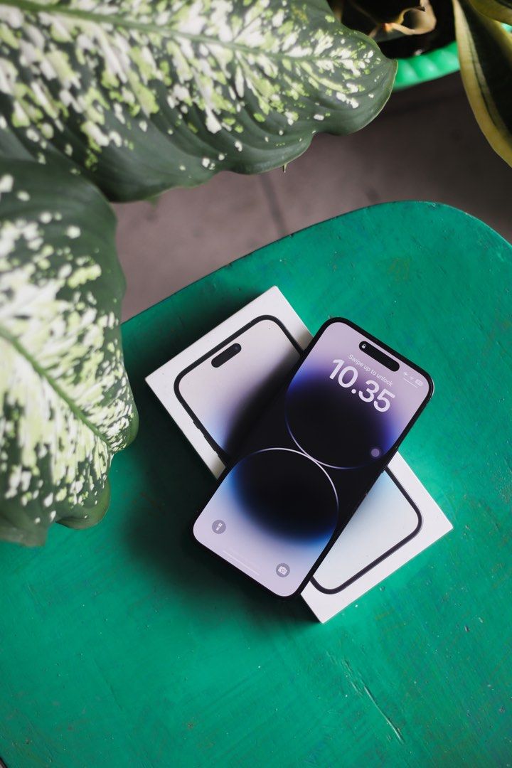 iphone 14 promax 128 gb ibox space black, Telepon Seluler & Tablet ...