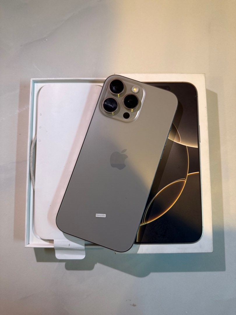 Iphone 16 Promax 256Gb Ex Ibox Natural Titanium, Telepon Seluler ...