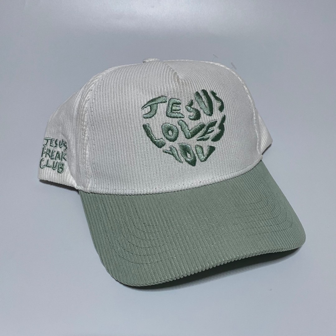jesus loves u 2 tone cap, Men's Fashion, Watches & Accessories, Caps ...