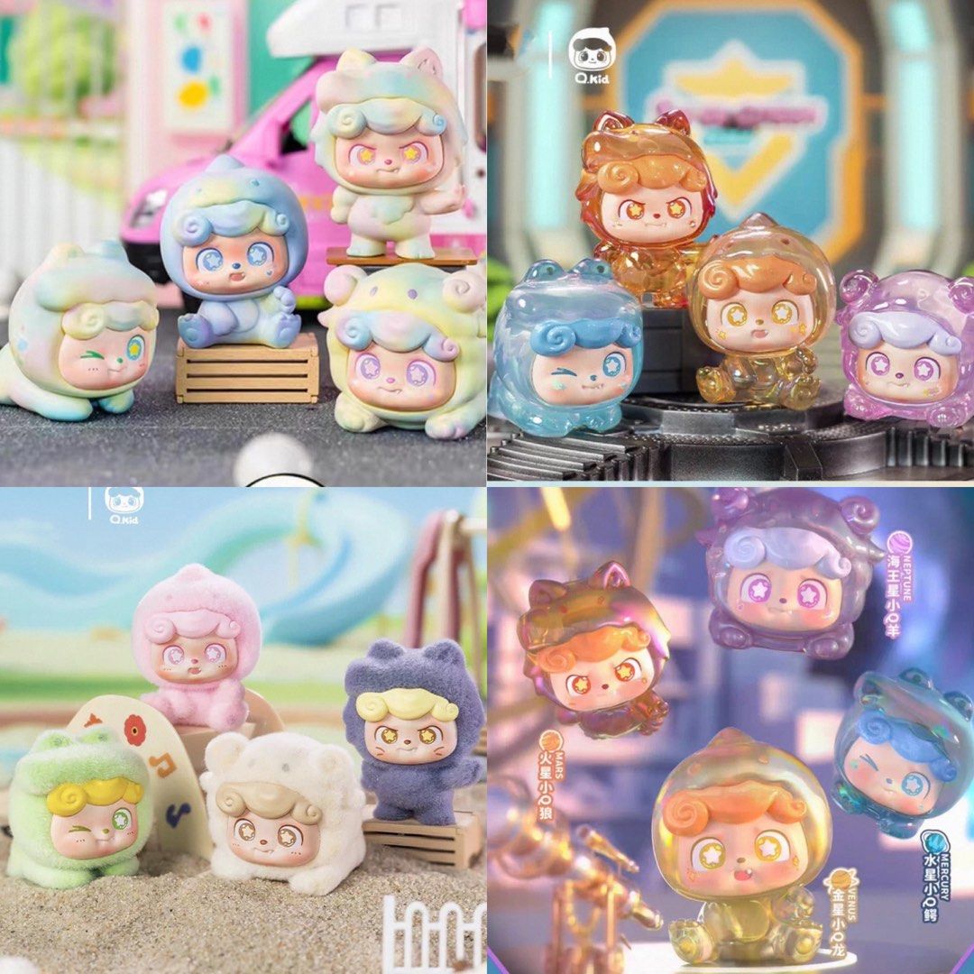 JOTOYS SUPER QTEAM QKID / FULL SET (12Pcs ) / SINGLE BLIND BOX RANDOM ...