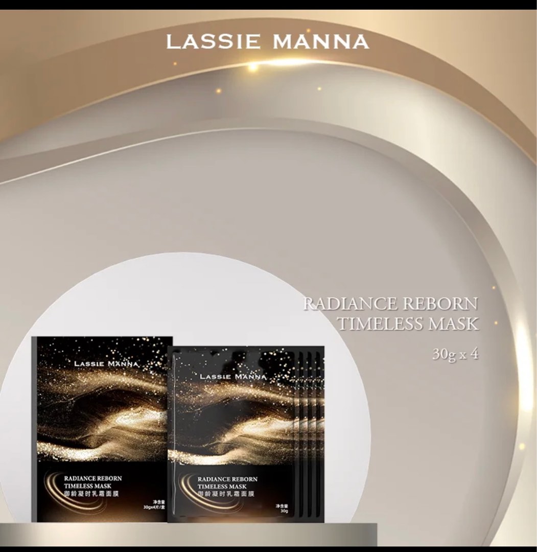 Lassie Manna Radiance Reborn Timeless Mask, Beauty & Personal Care ...