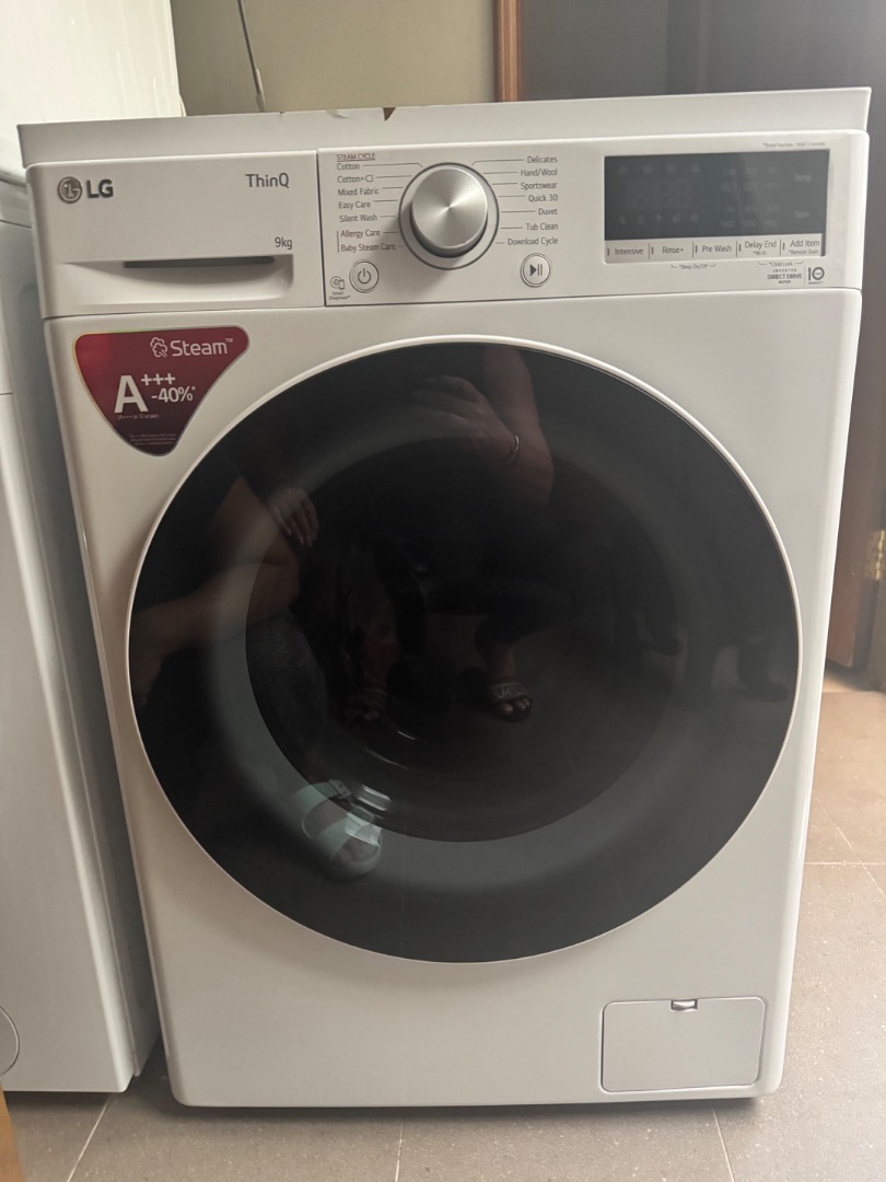 LG Thinq 9kg Washing Machine with Steam 1 year old, TV & Home ...
