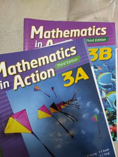 Mathematics in Action 3A & 3B, 興趣及遊戲, 書本 & 文具, 教科書 - Carousell