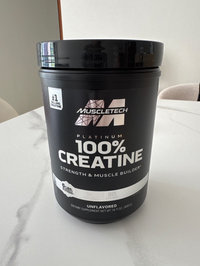 MuscleTech Platinum 100% Creatine - Unflavored 400g (80 servings ...