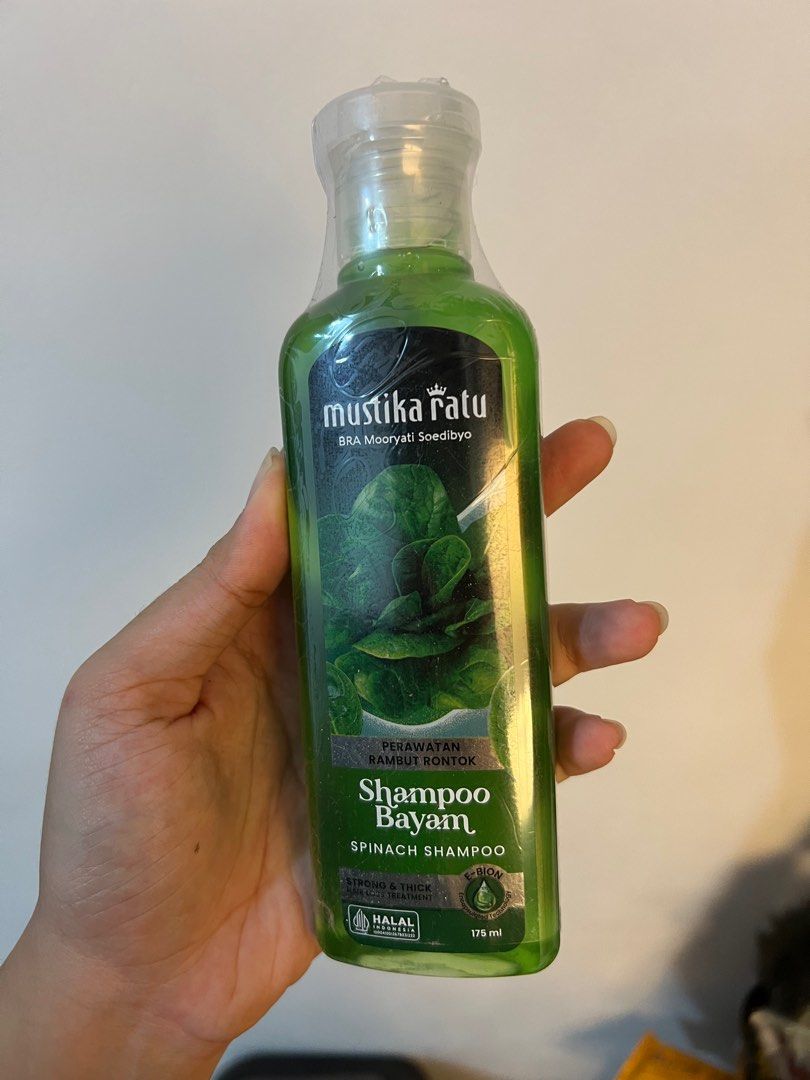 mustika ratu hair tonic + shampoo bayam, Kesehatan & Kecantikan ...