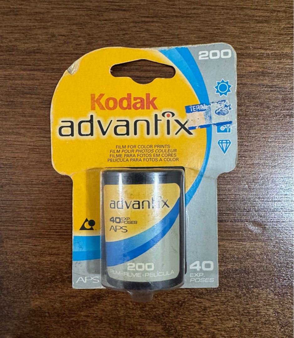 New Old Stock Kodak Advantix 200 Aps 40 Exp Poses Color Film Aps ...