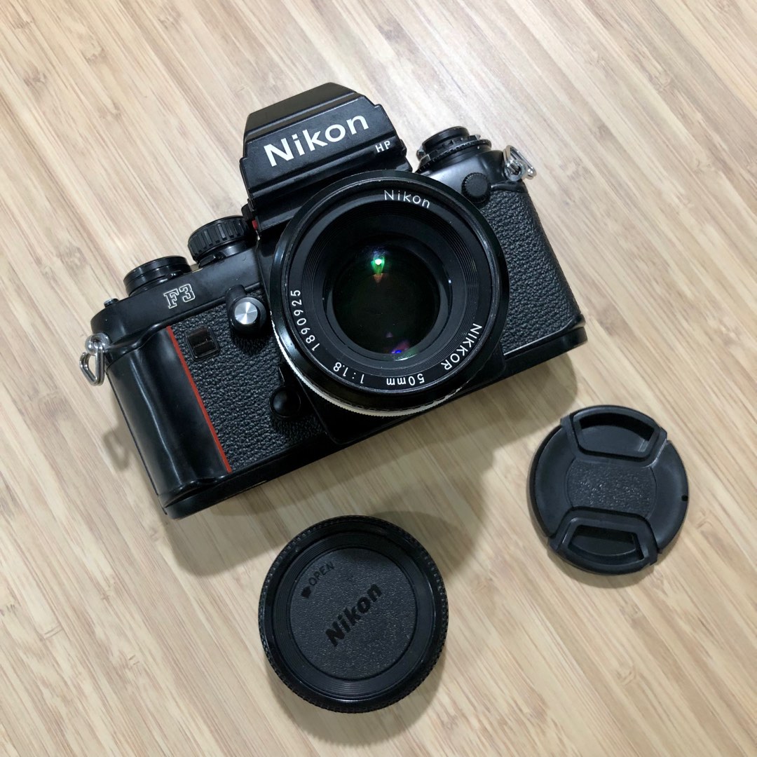 Nikon F3 HP + 50mm f/1.8 Nikkor Ai, Photography, Cameras on Carousell