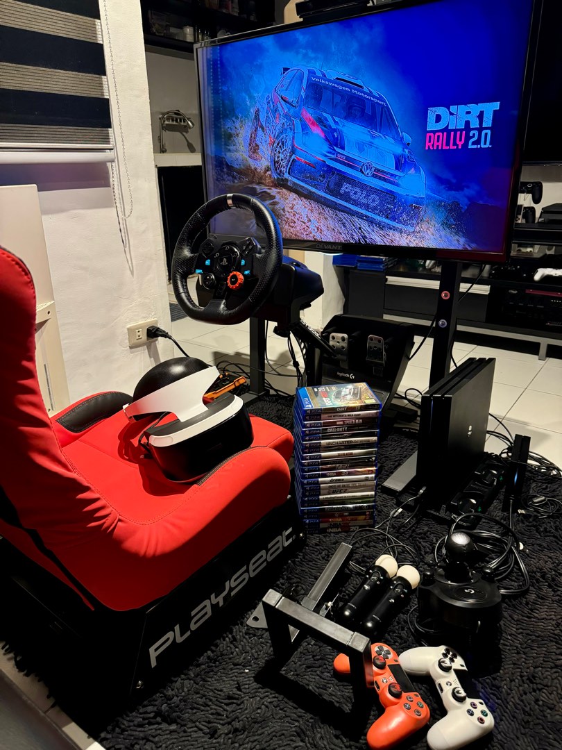 PLAYSEAT PS4 PRO PS VR SET, Video Gaming, Video Game Consoles ...