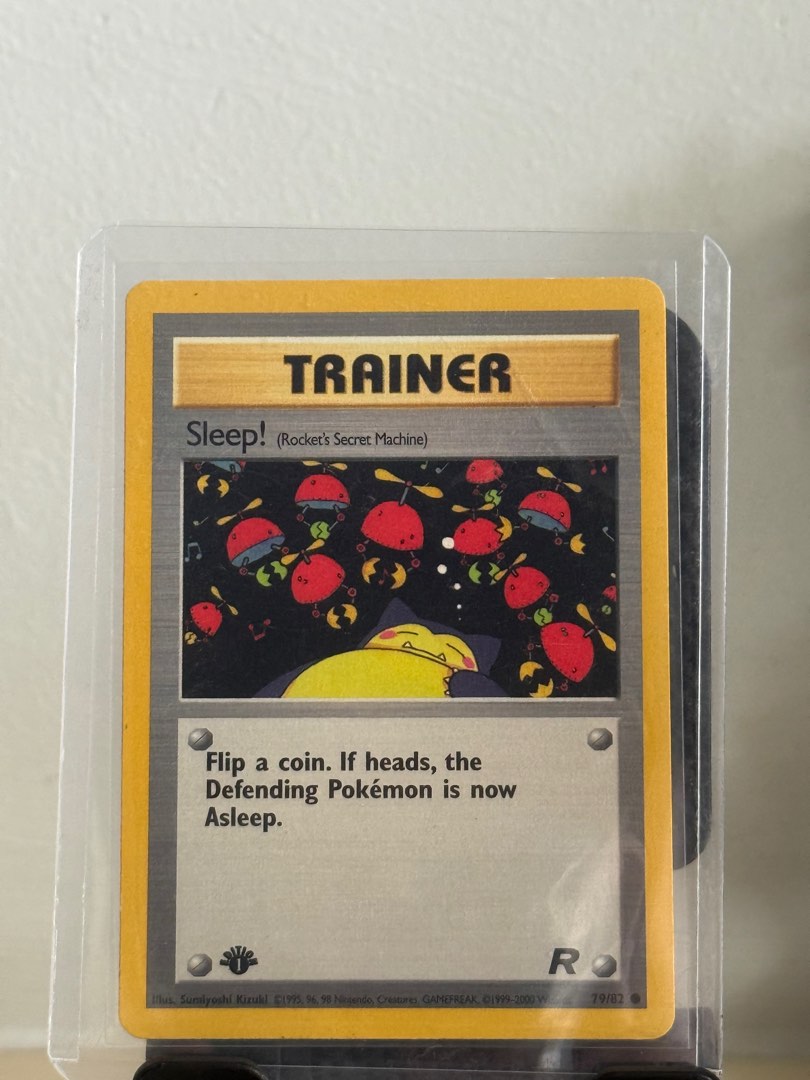 Pokemon TCG Sleep! Trainer Card, Hobbies & Toys, Toys & Games on Carousell
