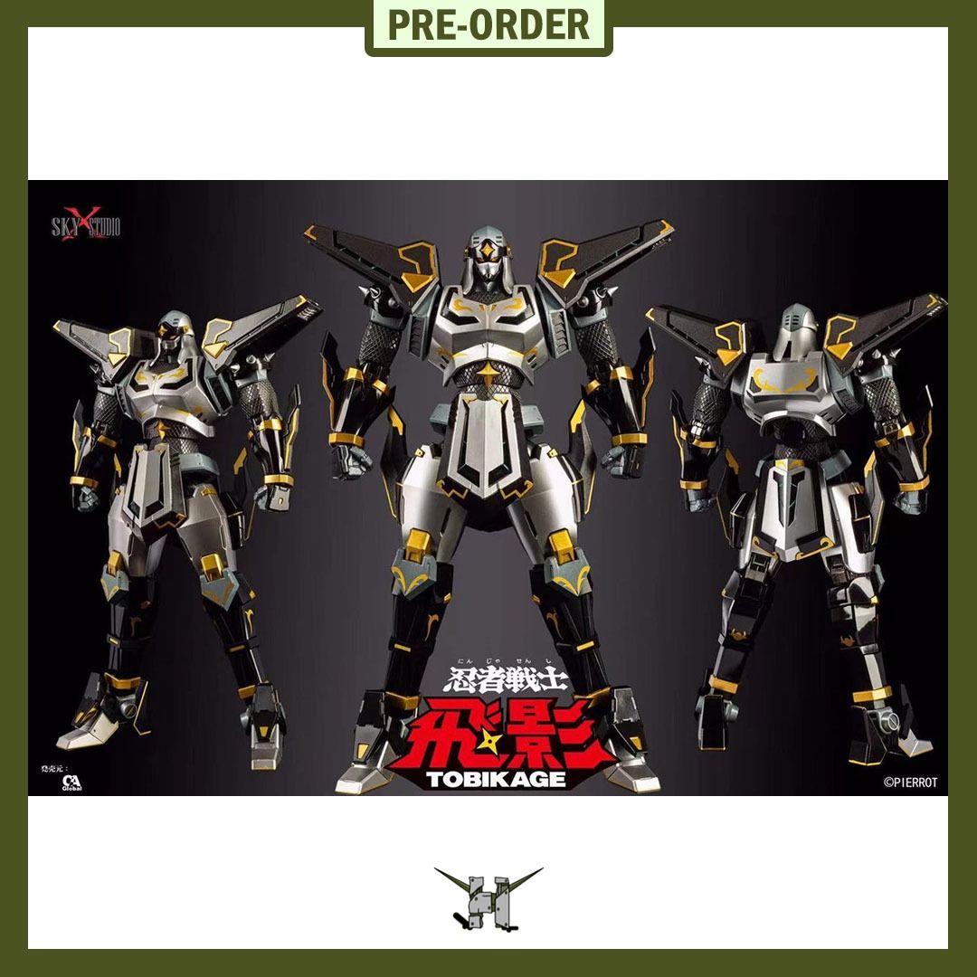 PRE-ORDER!! SXD-16 Ninja Robots - Tobikage 40th Anniversary Black ver. ACG Exclusive, Hobbies ...