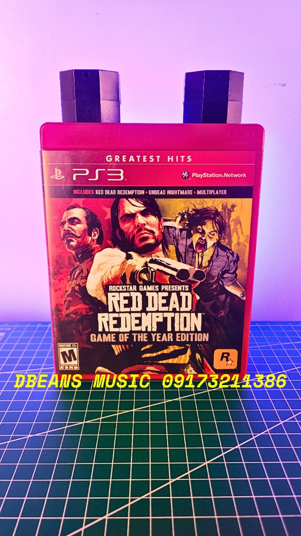 PS3 RED DEAD REDEMPTION W/ MAP & MANUAL REGION R1 GREATEST HITS ...