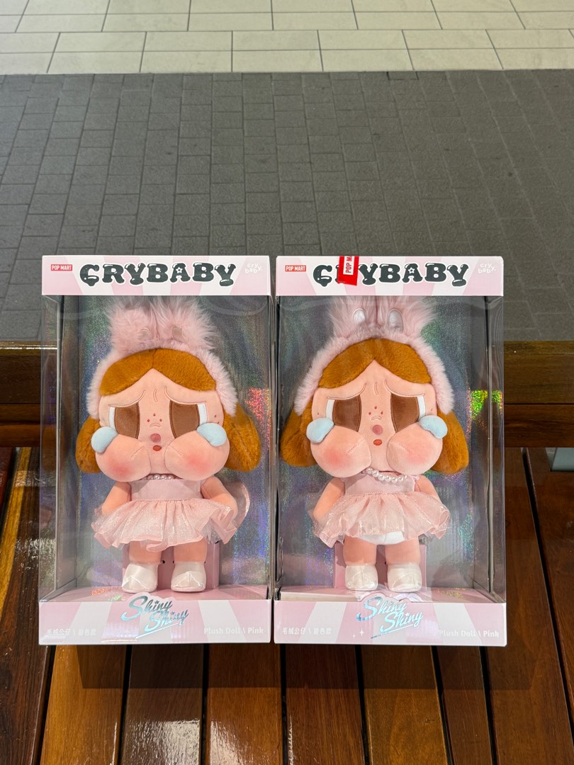 [Ready Stock] Crybaby Shiny Shiny Plush - Pink Shiny Pink, Hobbies ...