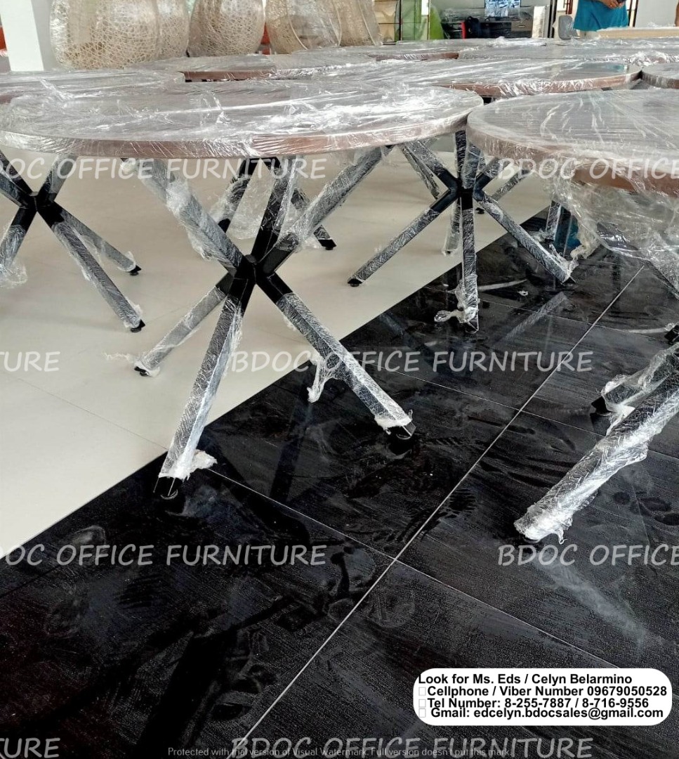 Reception Counter - Training/Folding Table - Round Table - Colored ...