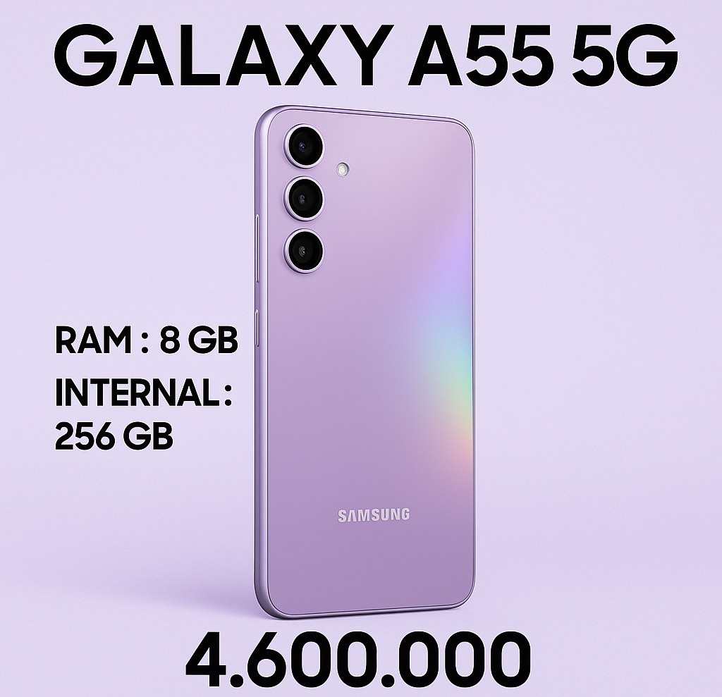 Samsung A55 5G, Telepon Seluler & Tablet, Ponsel Android, Samsung di ...