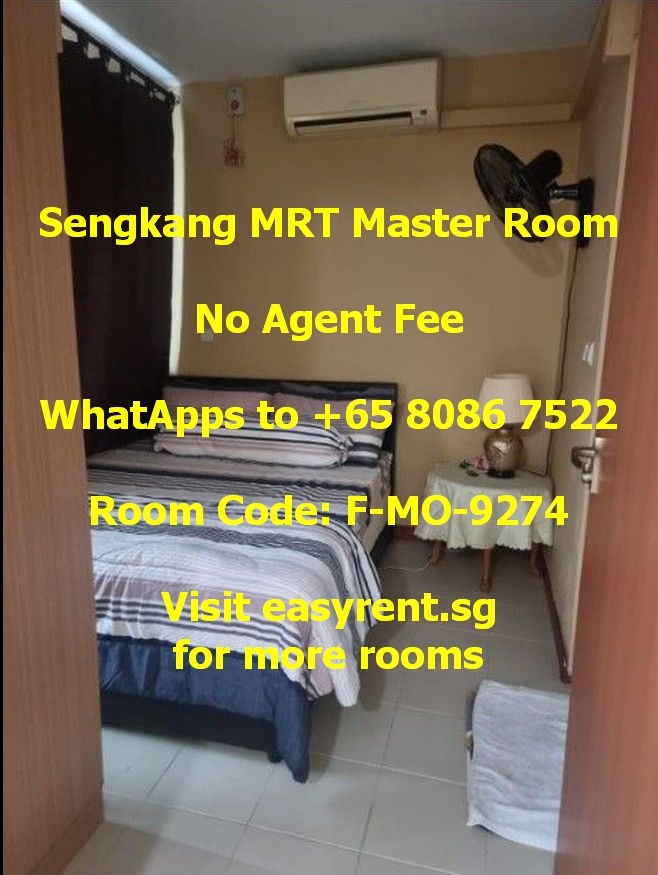 Sengkang MRT Master Room, Property, Rentals, Room Rentals on Carousell