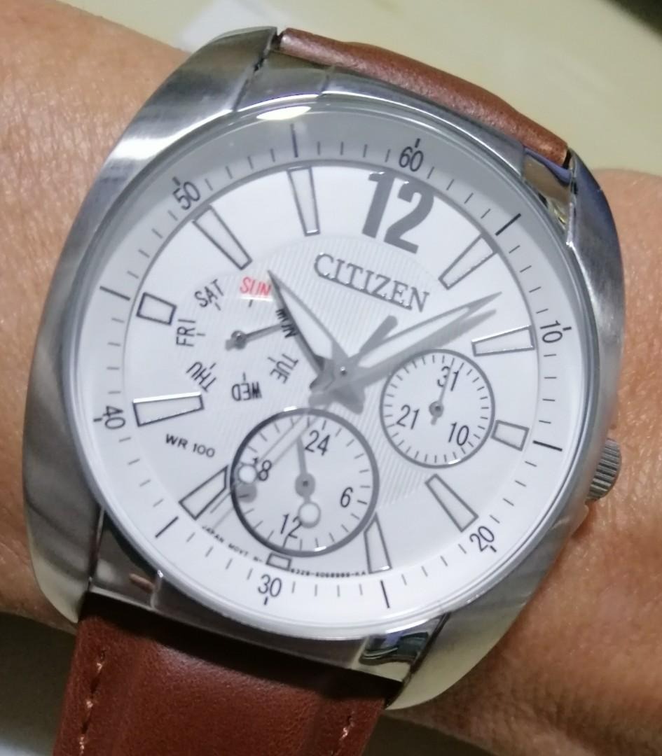 SG60! Special Price Brand New Retro Citizen Quartz Movement Leather ...