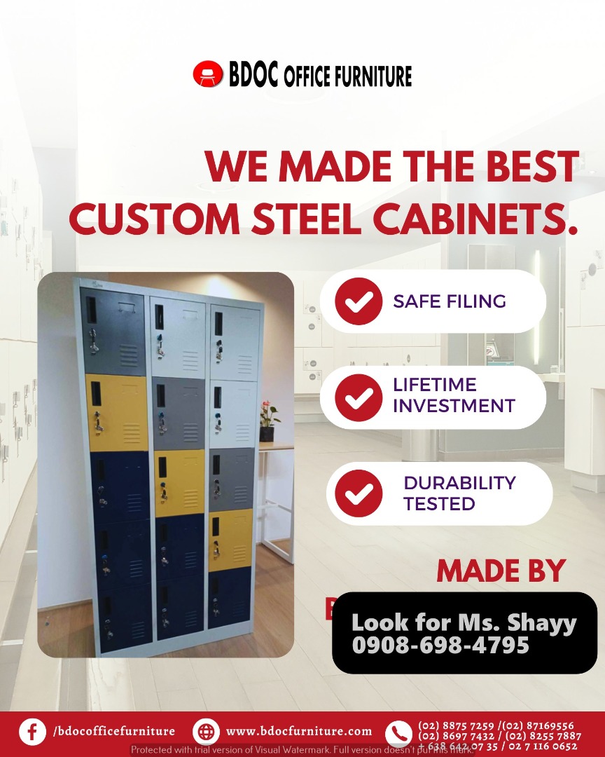 Steel Locker / Office Chair / Gang Chair / Steel Cabinet / Mobile ...