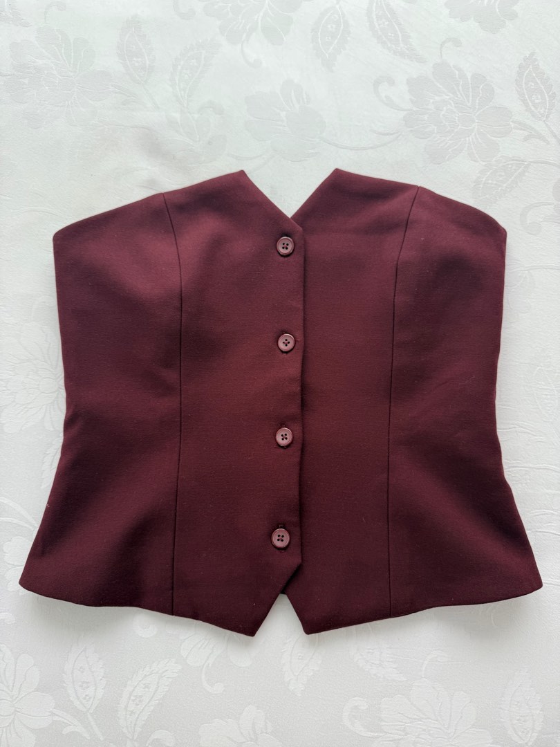 SUNSETCLOUD - Tube Vest Top, Fesyen Wanita, Pakaian Wanita, Atasan di ...