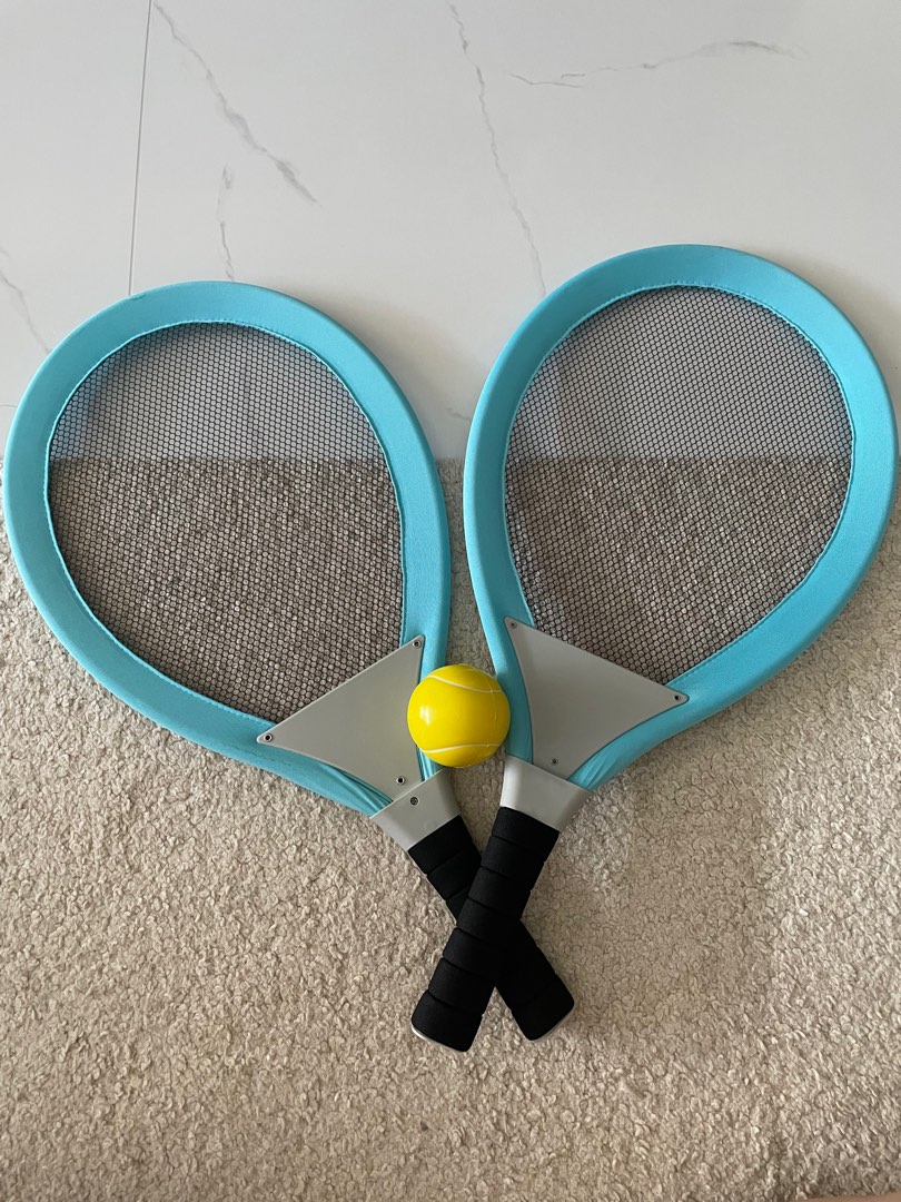 Toys R Us soft racket and ball set, Sports Equipment, Sports & Games ...