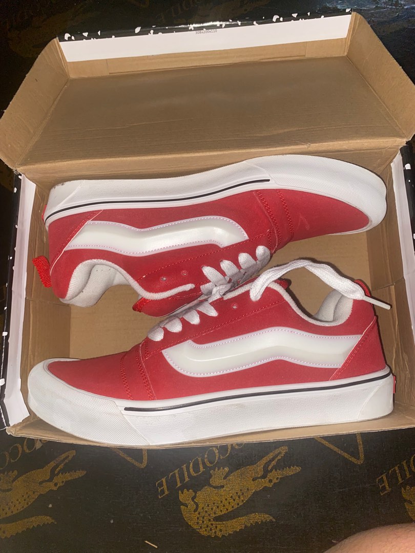 Vans potato red, Men's Fashion, Footwear, Sneakers on Carousell