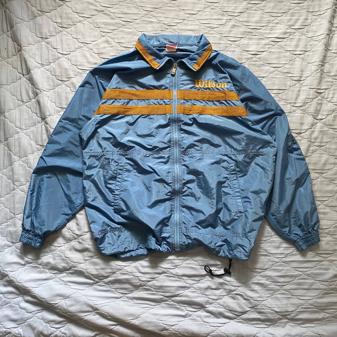 Vintage Wilson Windbreaker, Men's Fashion, Coats, Jackets and Outerwear ...