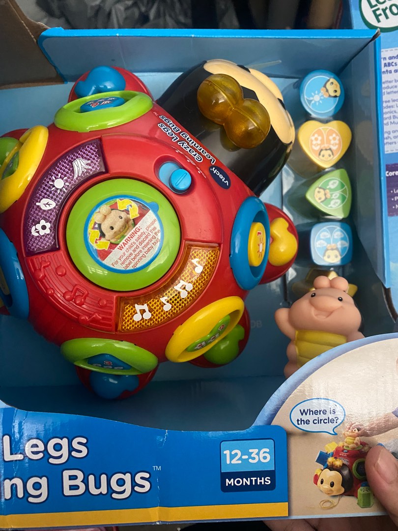 vtech crazy legs learning bugs, Hobbies & Toys, Toys & Games on Carousell