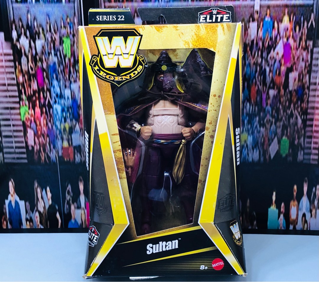 WWE Mattel Elite Sultan Wrestling Action Figure (Sealed), Hobbies ...