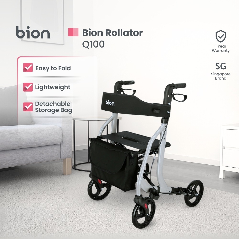 [00834] Bion Rollator Q100 | Walker Walking Frame | Walking Aids with ...